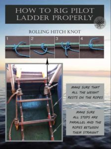 1000 ways to secure a pilot ladder - and only one is correct